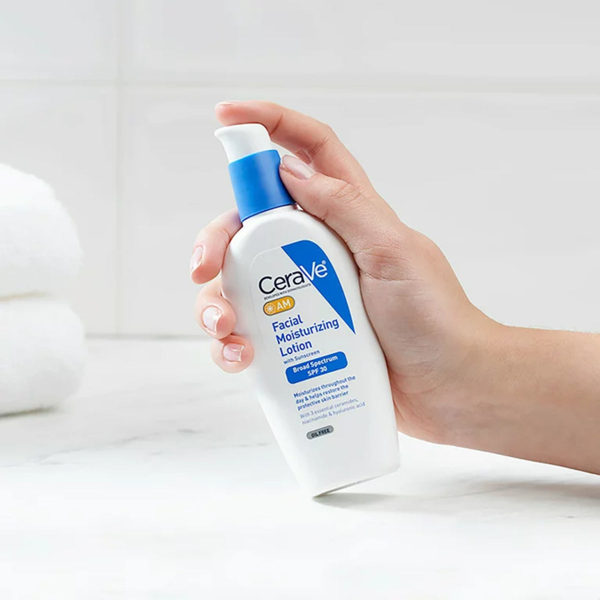 CeraVe AM Facial Moisturizing Lotion Price in Pakistan – Skin Mart